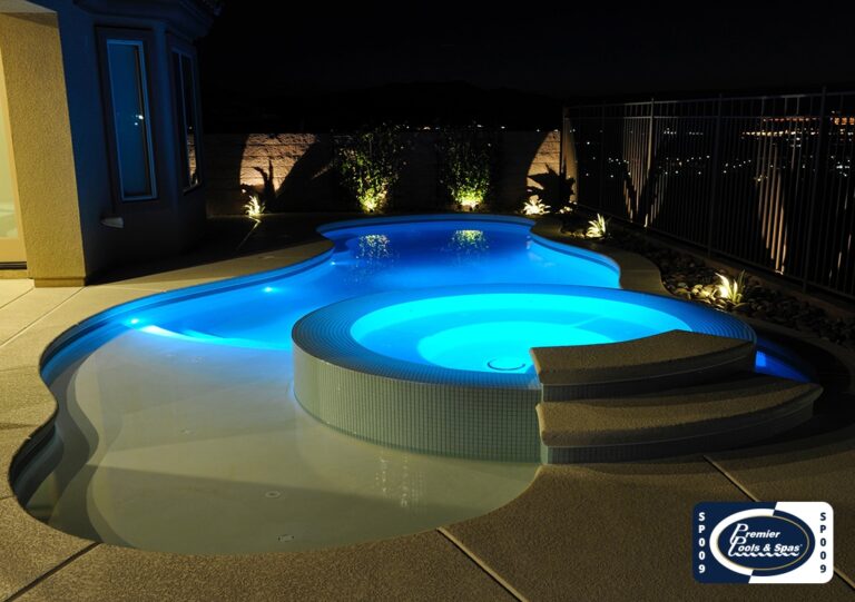 Inground Pool Lighting Features by Premier Pools & Spas
