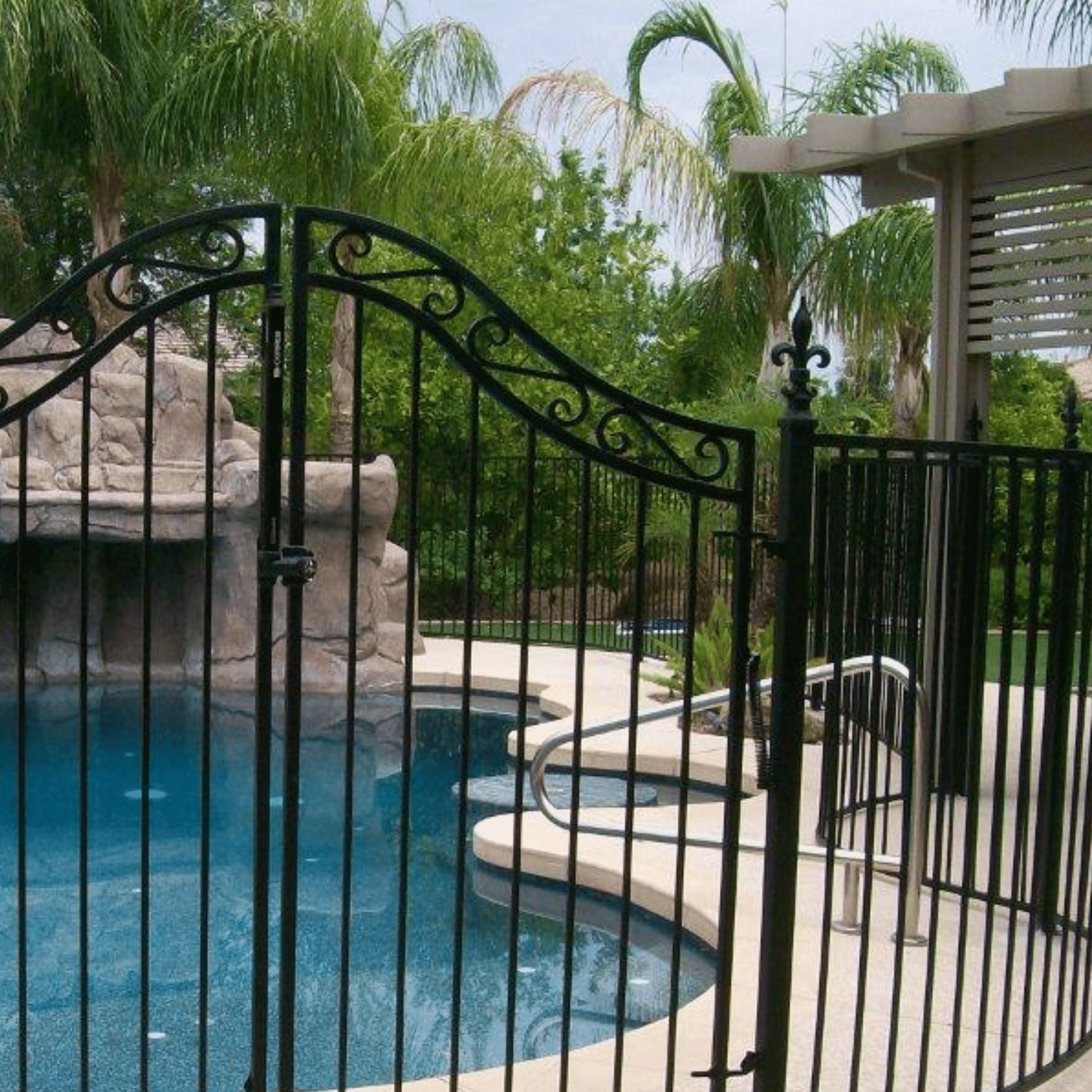 Pool Safety Fences: Glass, Iron, & Aluminum Fences